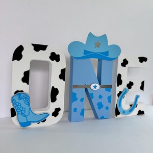 Pink Cowgirl 3D Letter for Birthdays or Room Decorations | Rodeo First ...