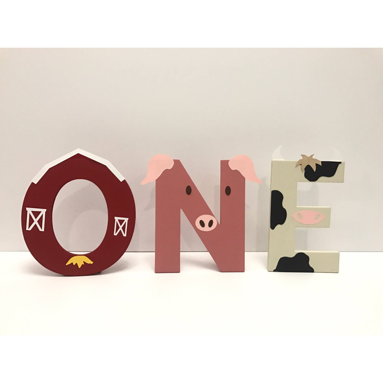 Barnyard Birthday Letters price is per Letter, Farm Animal Birthday ...