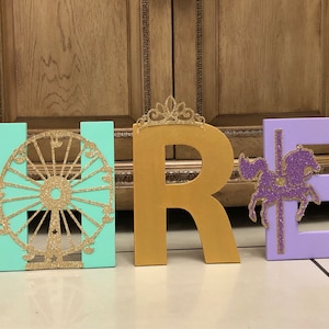 Carousel Birthday Letters price is per Letter Carousel Party, Circus ...