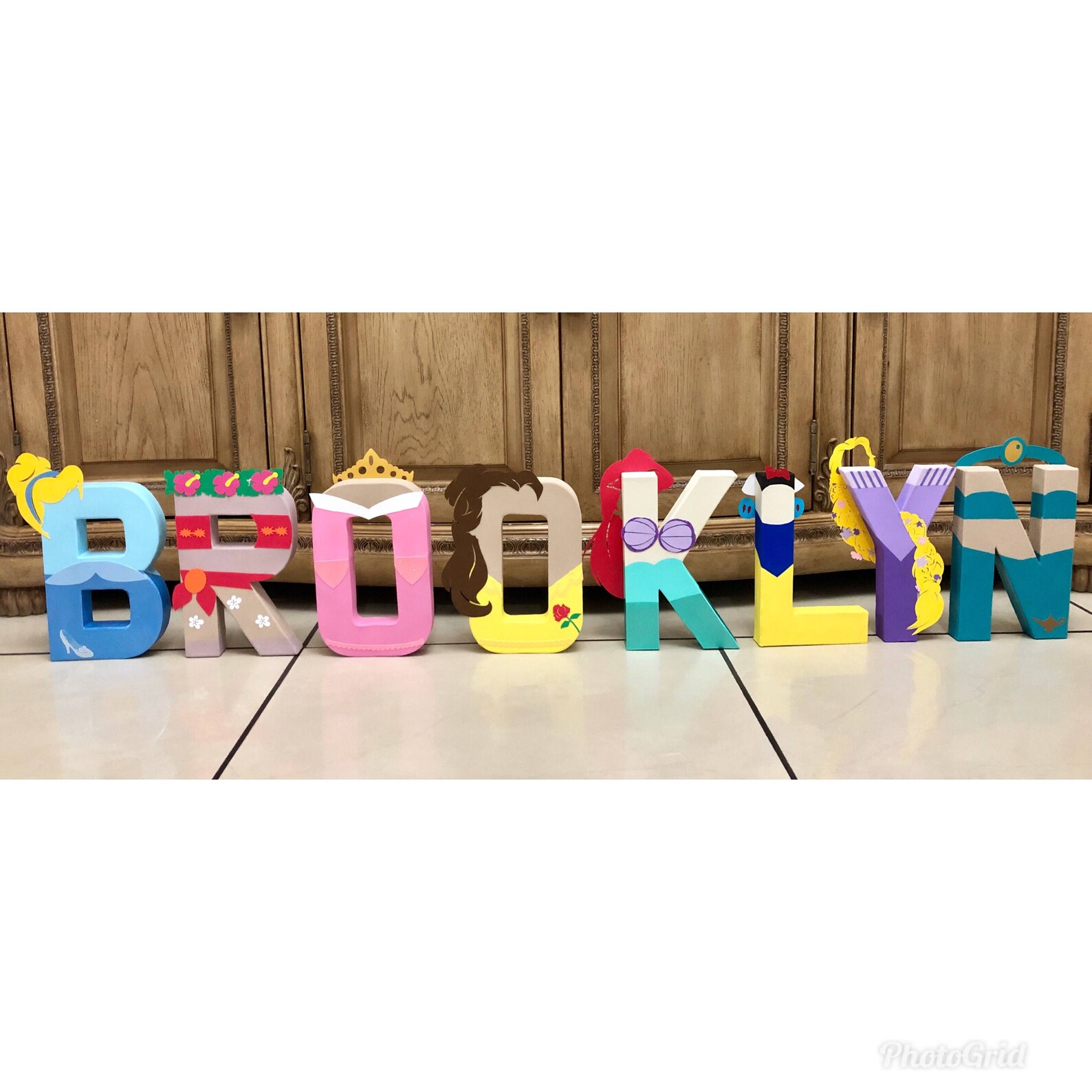 Princess Birthday Letters, Princess Party Decorations, Moana Party ...