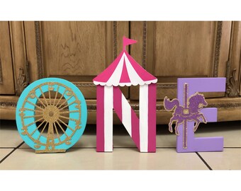 Carousel Birthday price is per Letter Carousel Party - Etsy