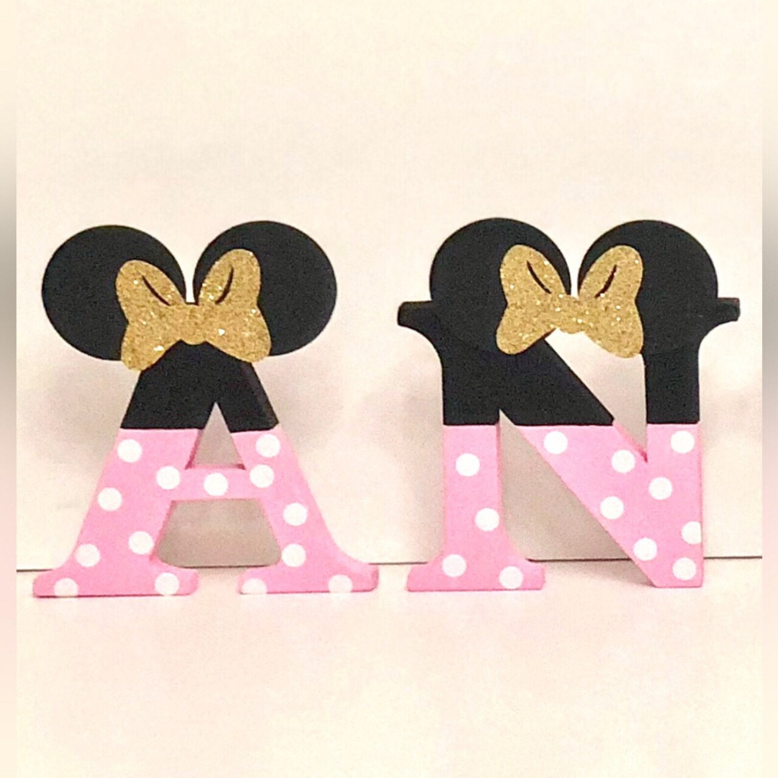 Minnie Mouse Custom Name Letters 3 Minnie Mouse | Etsy