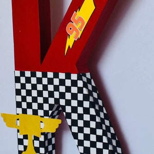 Lightening Mcqueen Birthday Letter Cars Birthday Letters Lightening ...