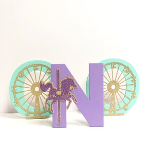 Carousel Birthday (price is per Letter) | Carousel Party, Circus ...