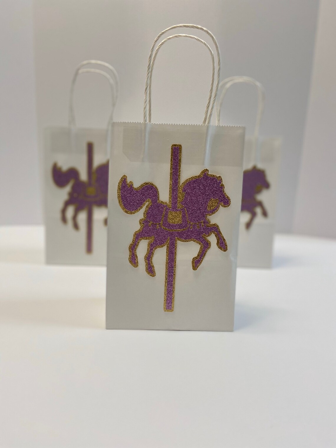 Carousel Theme Favor Bags price is per Bag Carousel Party - Etsy