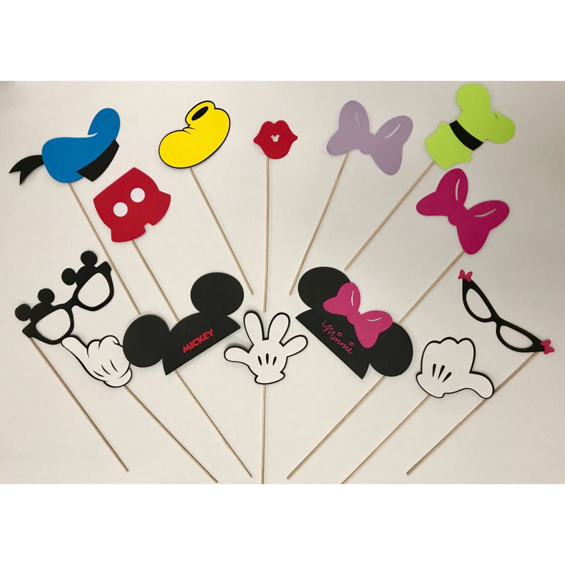 Mickey Birthday Photo Props Mickey Party Photo Props - Etsy