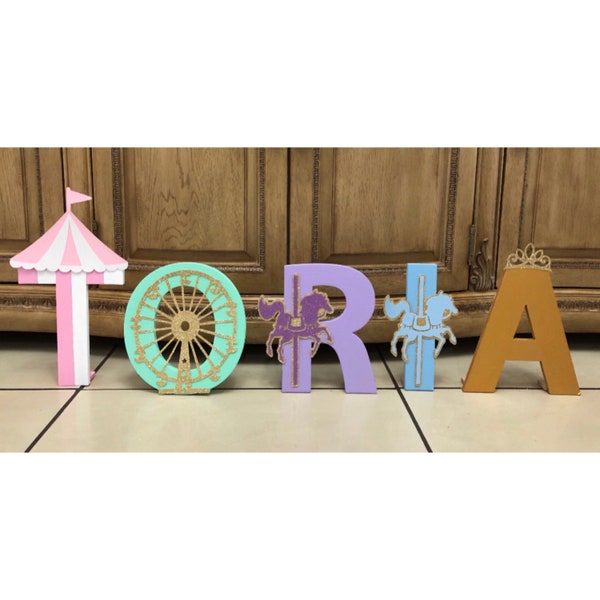 Carnival Letters - Etsy