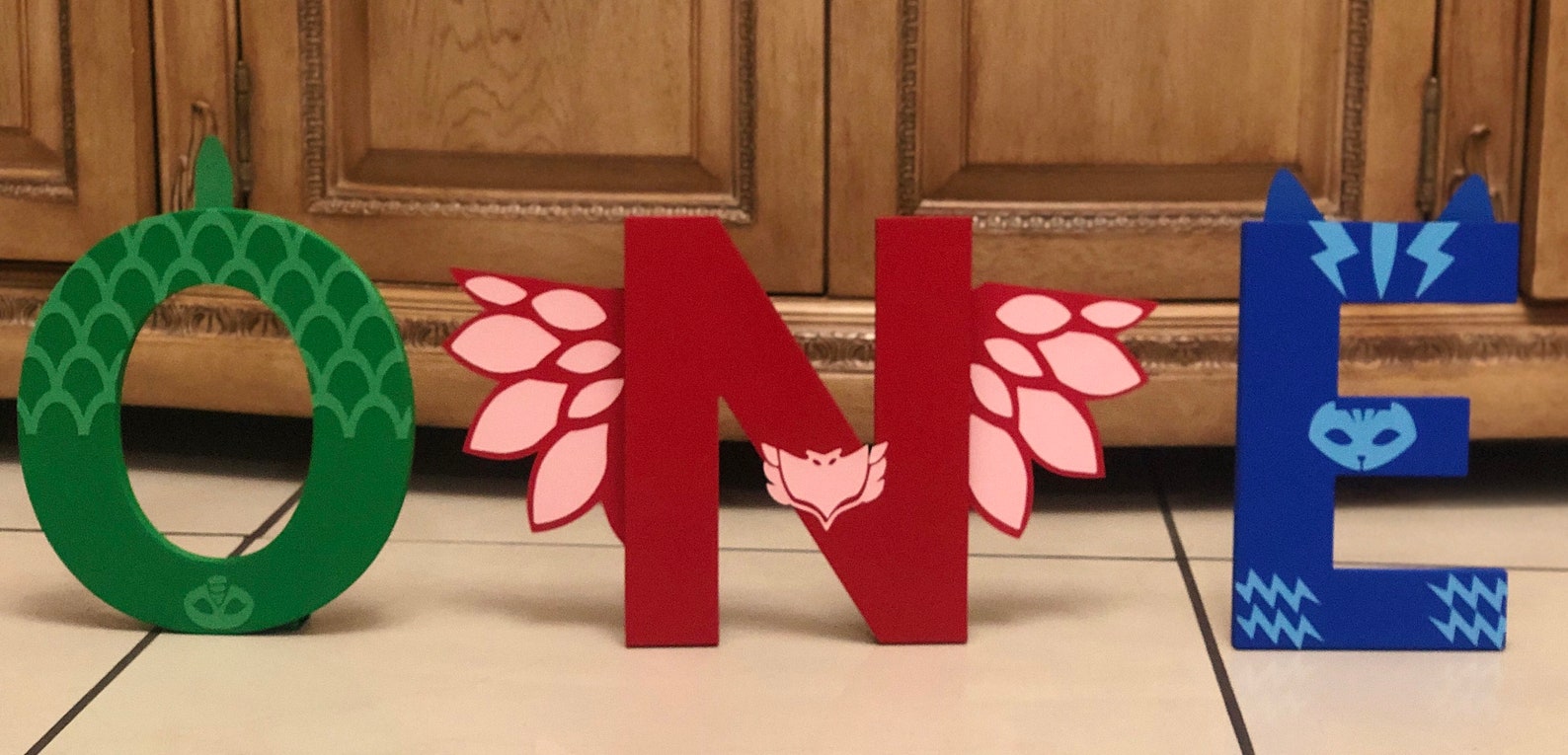 PJ Masks Birthday Letters PJ Masks Party Decor Catboy - Etsy Australia