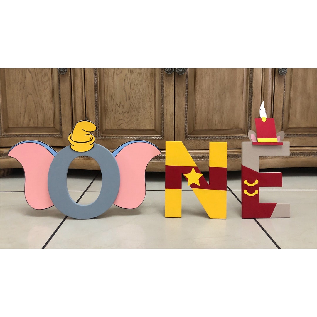 Dumbo Birthday Party Letters, Carnival Party, Circus Birthday, Dumbo ...