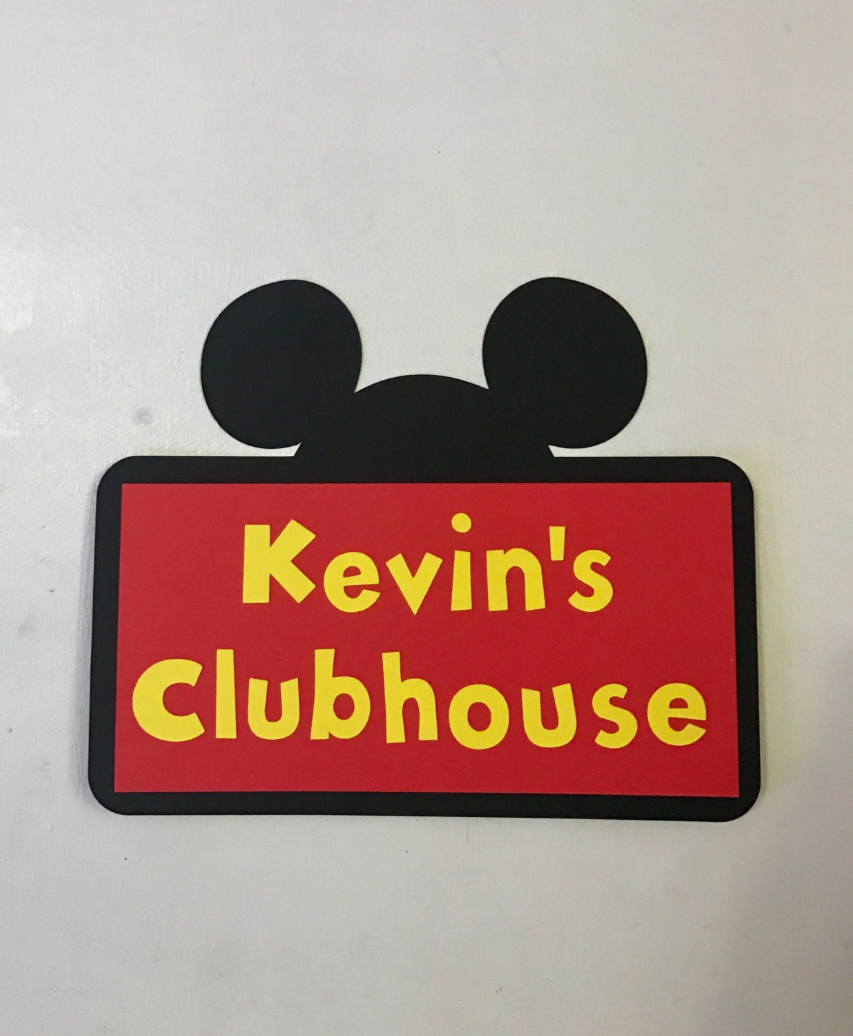 Mickey Mouse Clubhouse Door Logo