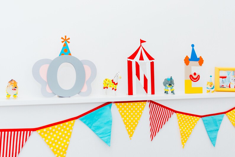 Circus Birthday Party Carnival Party Circus Letters - Etsy