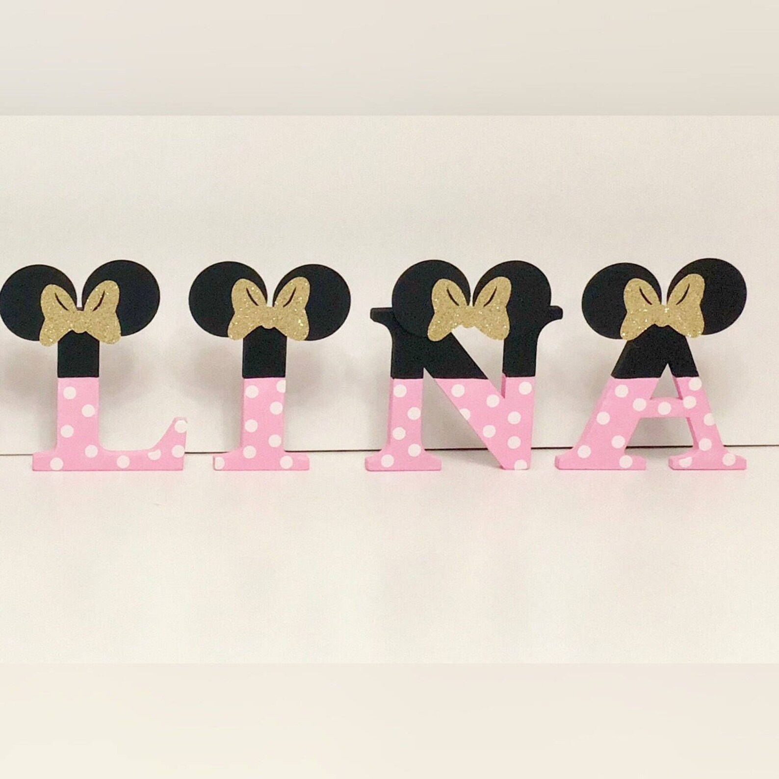 Minnie Mouse Custom Name Letters 3 Minnie Mouse | Etsy