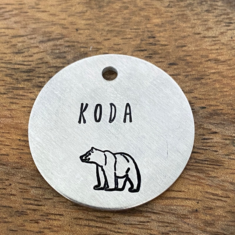 Silver Dog Tag - Etsy