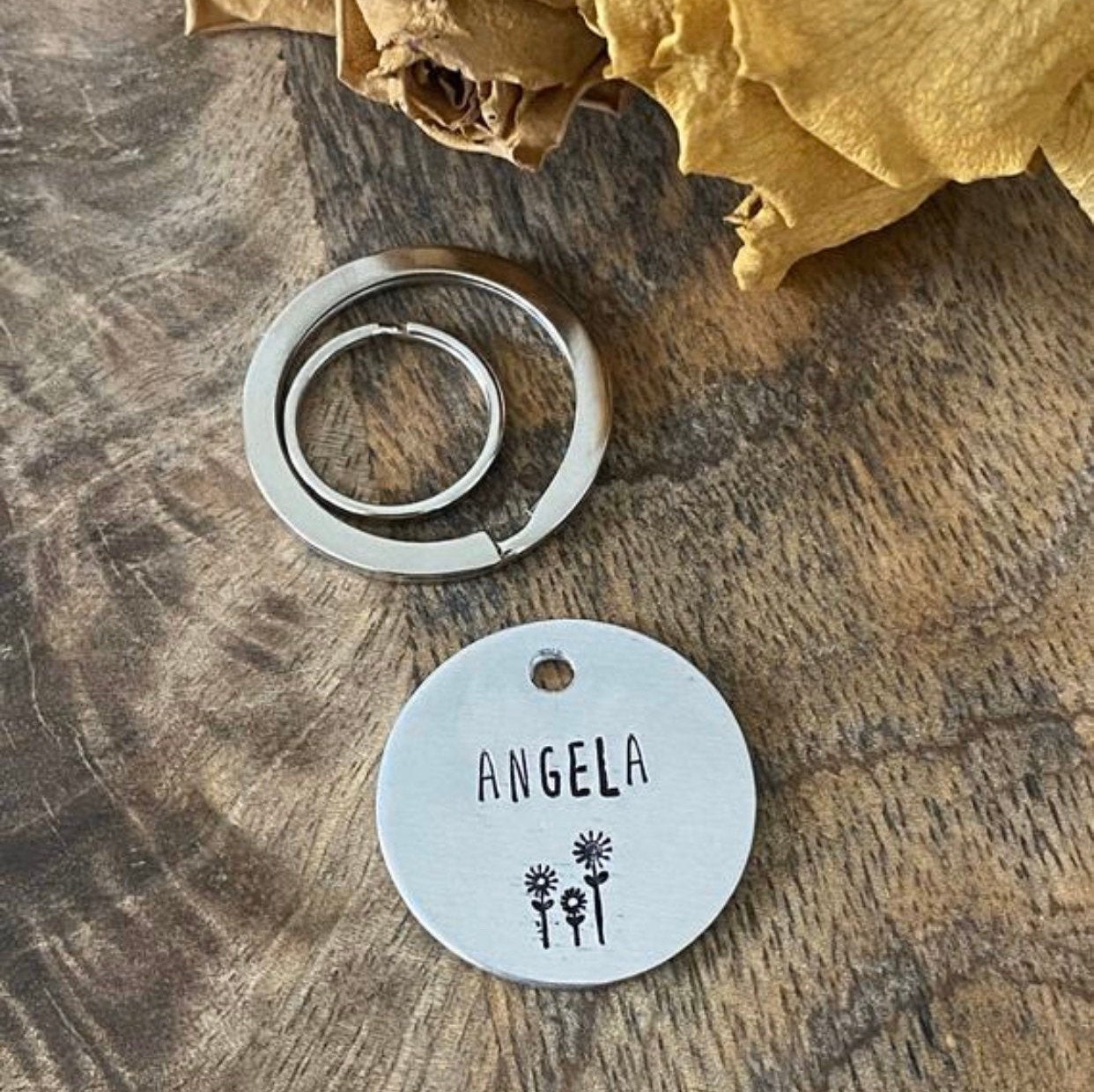 Tiny Pet Id Tag Engraved Dog Name Tag Dog Tag Small Dog - Etsy