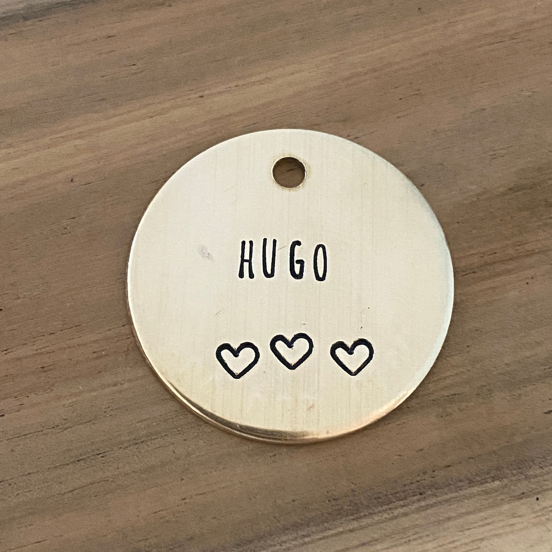 Heart Dog Tag, Heart Cat Tag, Love Heart Puppy Tag, Dog ID, Dog Tag ...