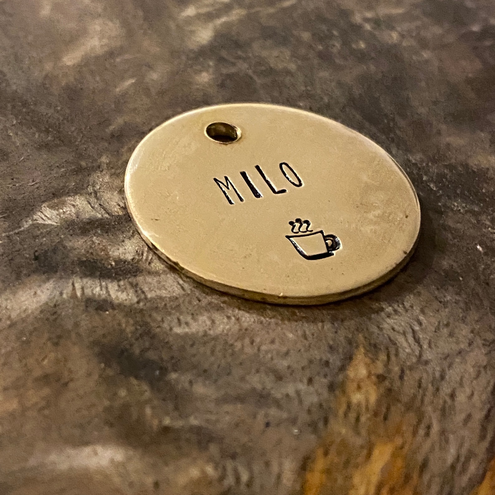 Coffee Dog Tag Mocha Dog Name Tag Dog ID Tag Puppy ID Tag - Etsy Australia