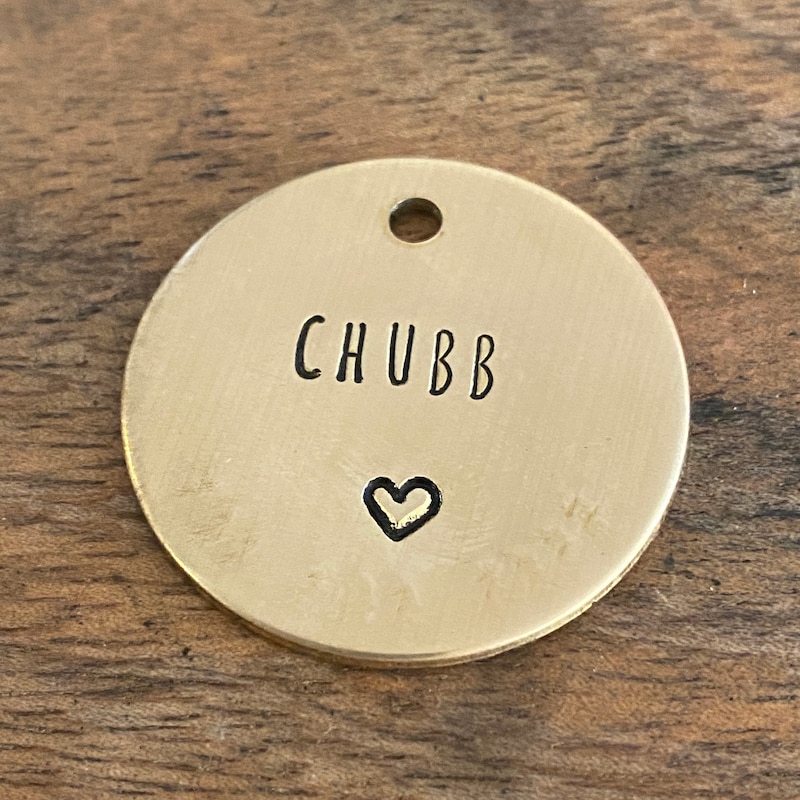 Heart Dog Tag - Etsy