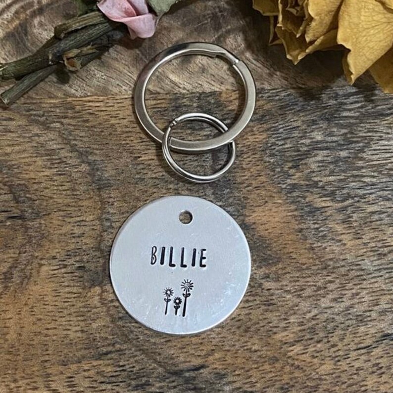 Tiny Pet Id Tag Engraved Dog Name Tag Dog Tag Small Dog - Etsy