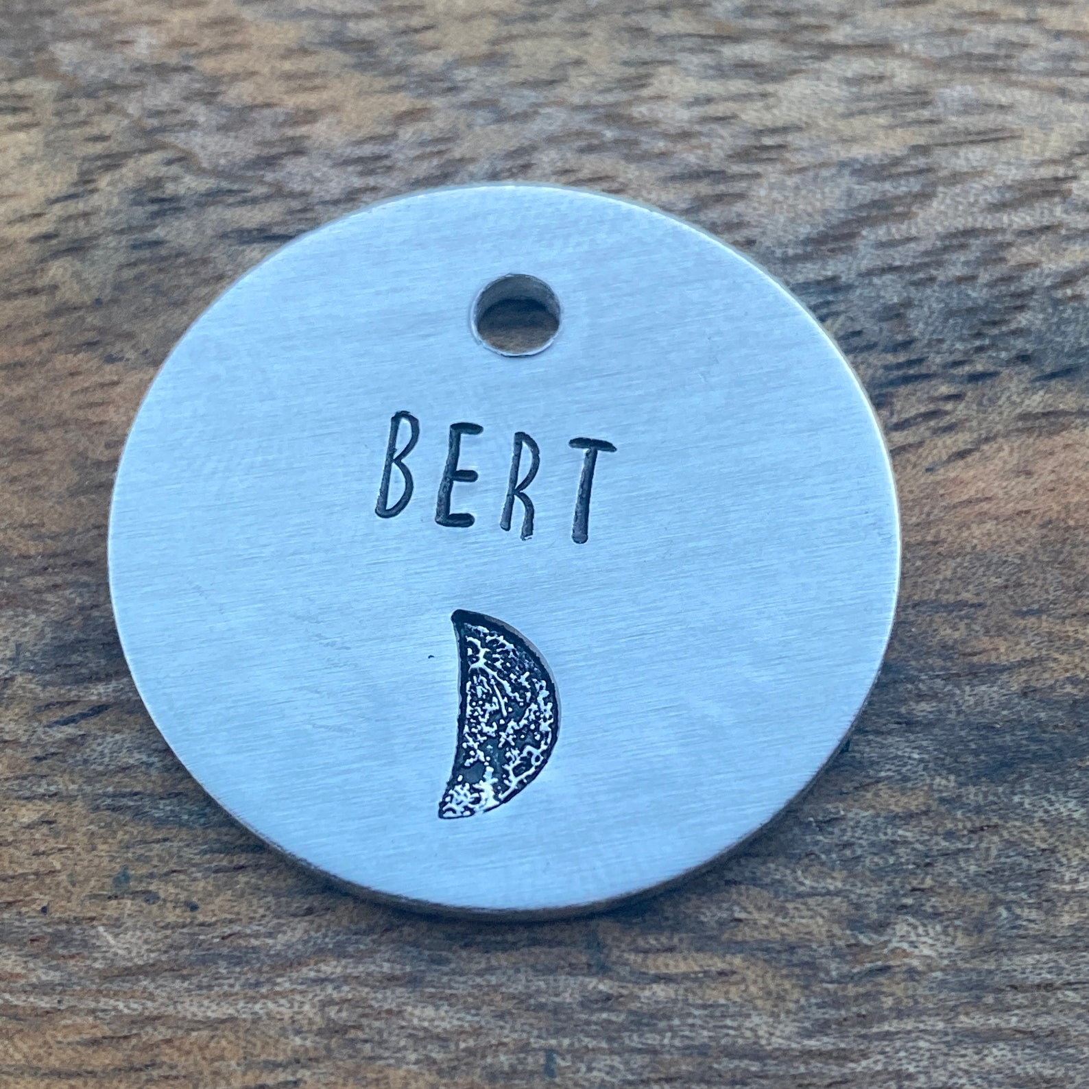 Luna Dog Tag Luna Cat Name Tag Dog Name Tag Dog Collar Tag | Etsy