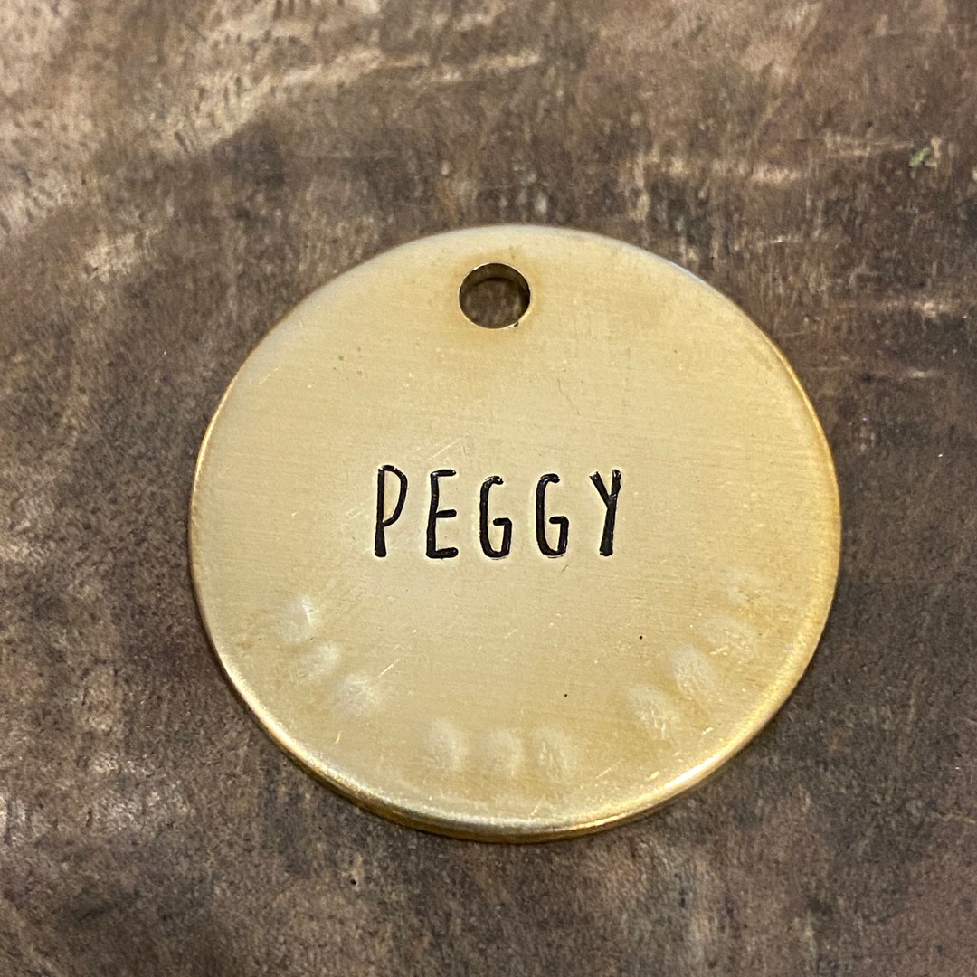 Simple Dog Tag, Minimalist Dog ID Tag, Dog Name Tag, Dog ID Tag, Cat ID ...