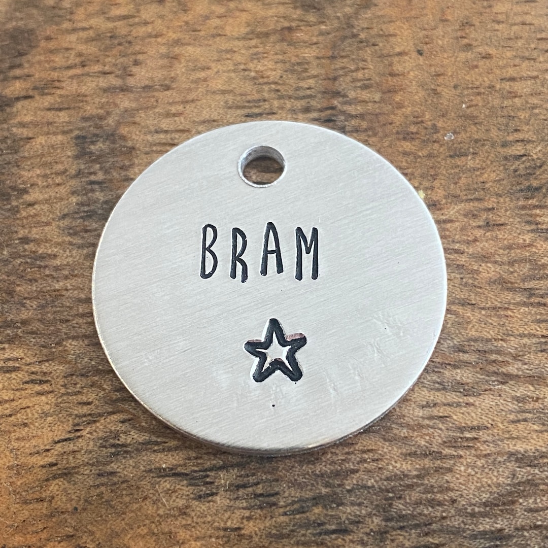 Star Dog Tag, Dog ID Tag, Dog tag for Dogs, Dog Collar Tag, Cat Collar ...