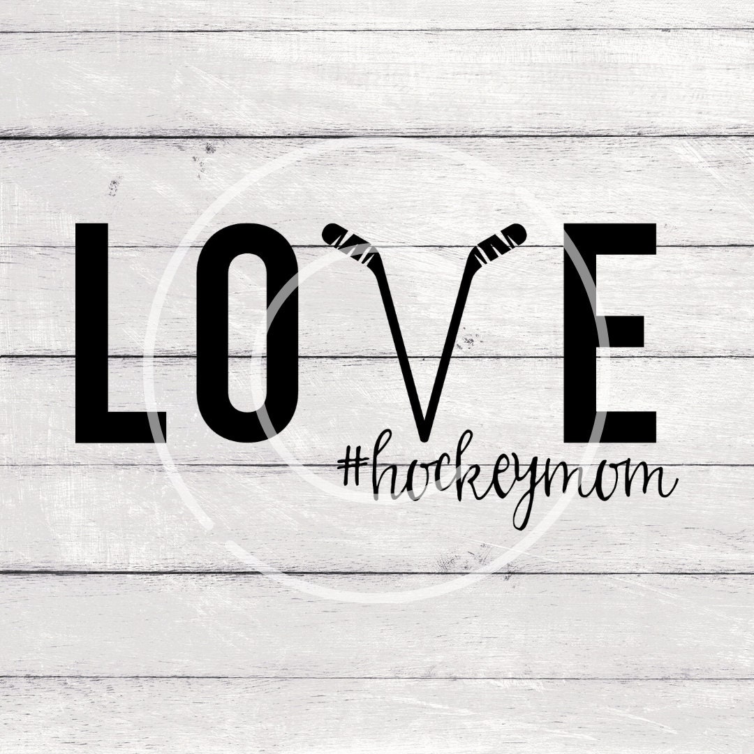 SVG Clipart Valentine Love Hockey for Silhouette, Cricut, SVG ...