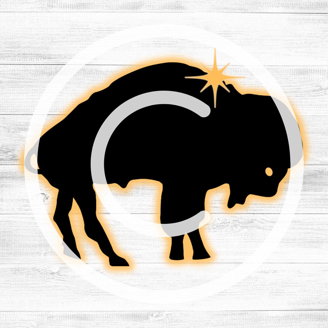Buffalo Eclipse Totality DTF Png, Vinyl Cut File, Screen Print, Iron On ...