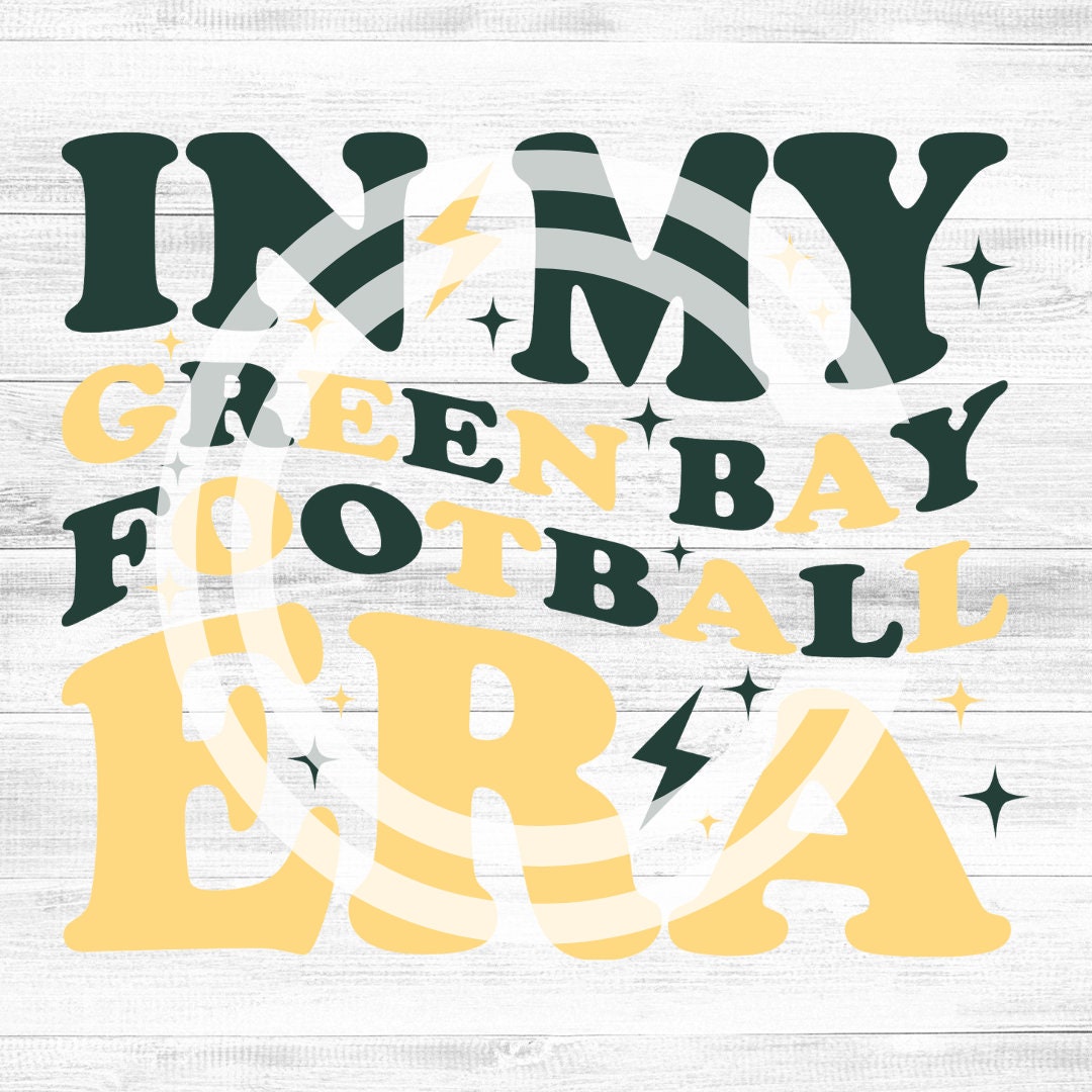 Green Bay Football Svg Png, Pdf, Svg Files for Cricut, Vinyl Cut File ...