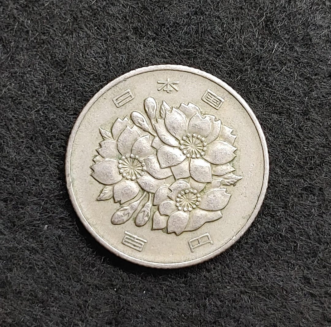 Japanese 1967 Coin, 100 Yen, Showa Year 42, Emperor Hirohito's Reign - Etsy