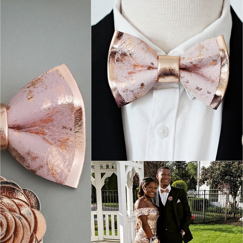 Gold Bow Tie - Etsy