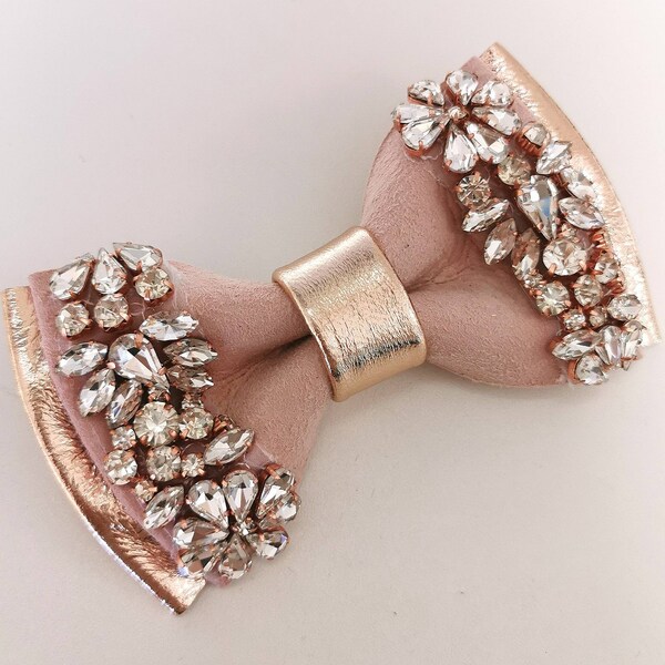 Pink Bow Tie - Etsy
