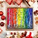 Rainbow Replica, Rainbow Tree Wall Decor, Acrylic Painting on Stretched ...