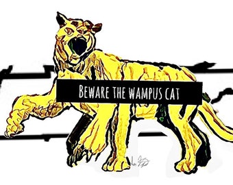 Wampus Cat Naturalist Plate - Etsy