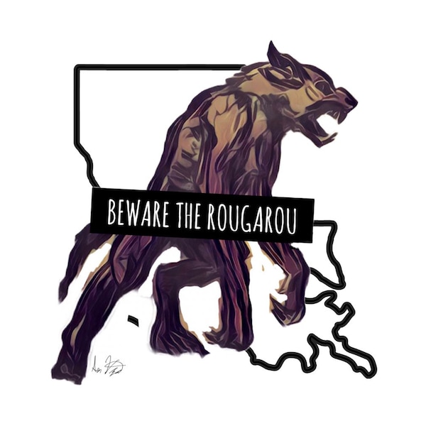 Rougarou Art - Etsy