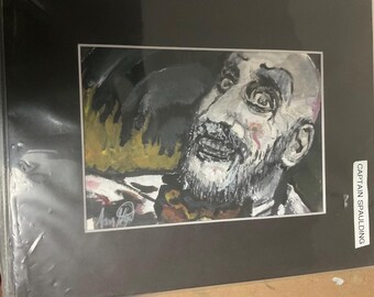 Captain Spaulding Painting - Etsy
