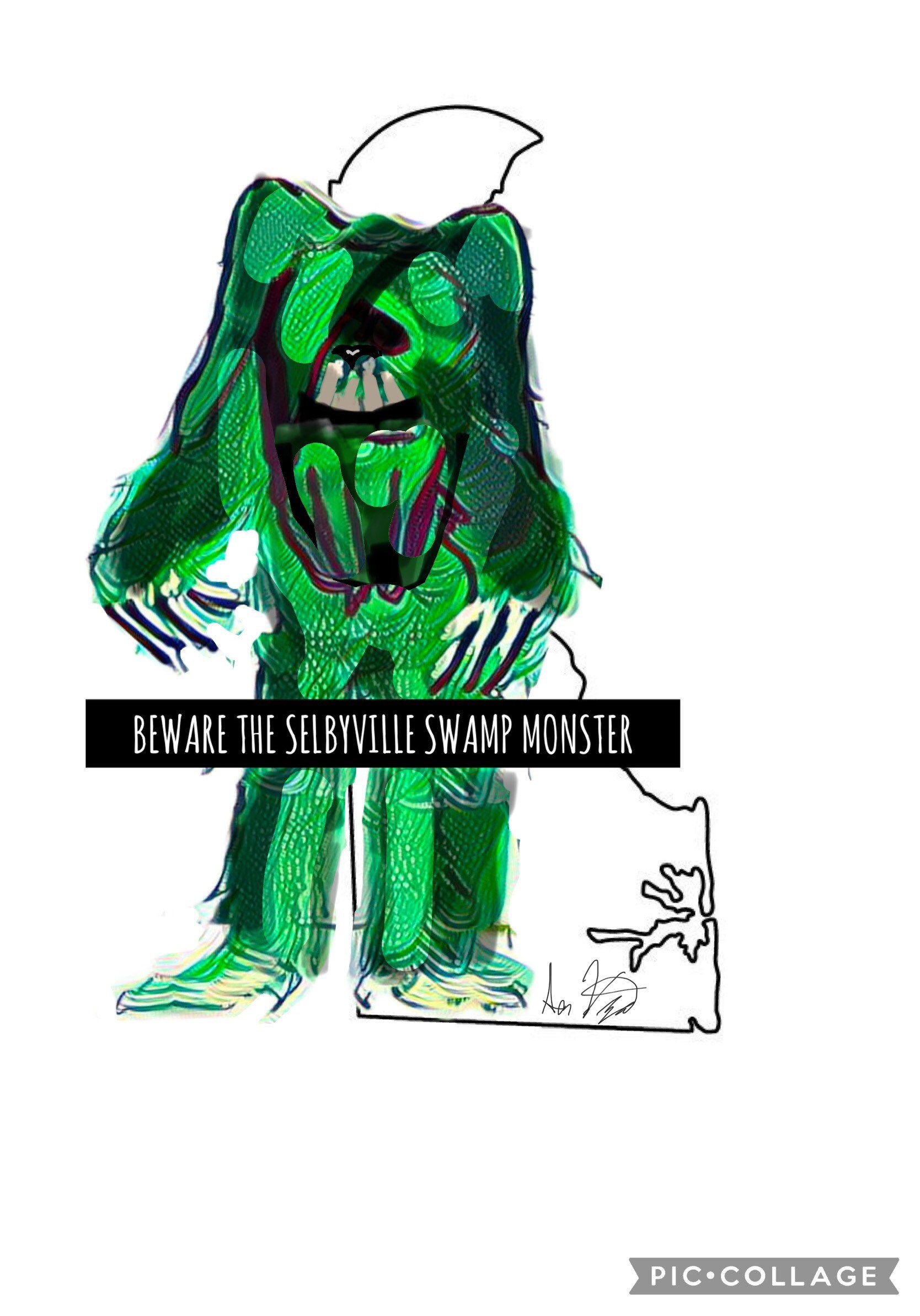 Cryptid Swamp Monster