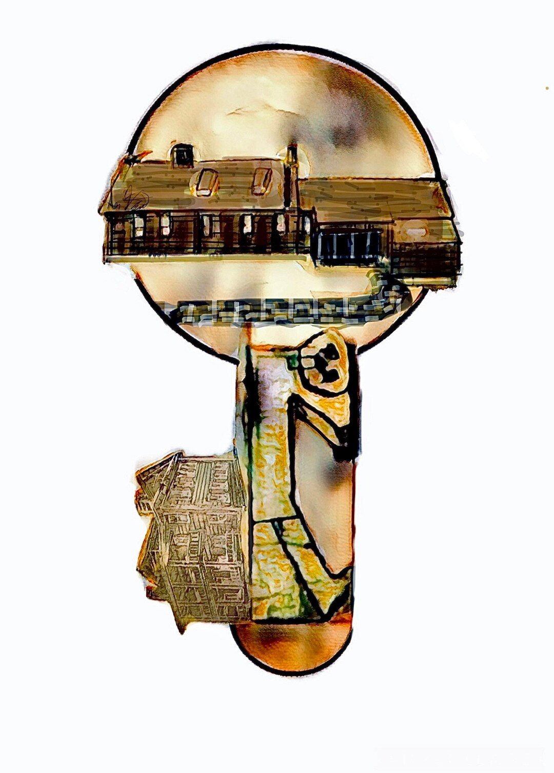 Conjuring House Key - Etsy