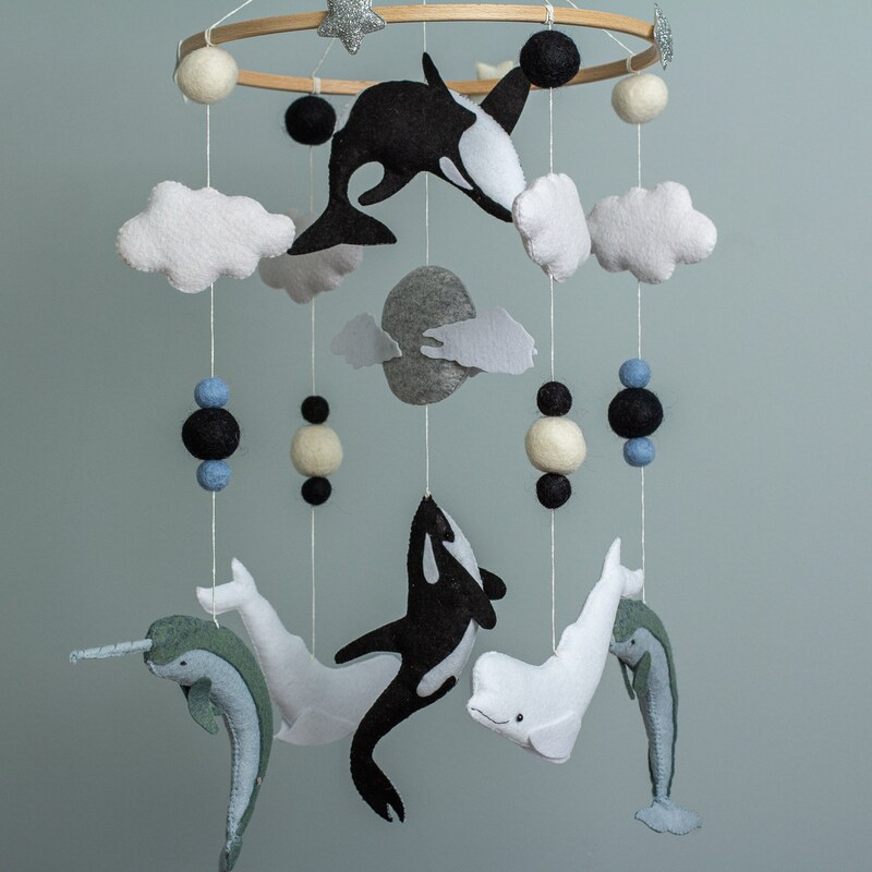 Whale Mobile - Etsy