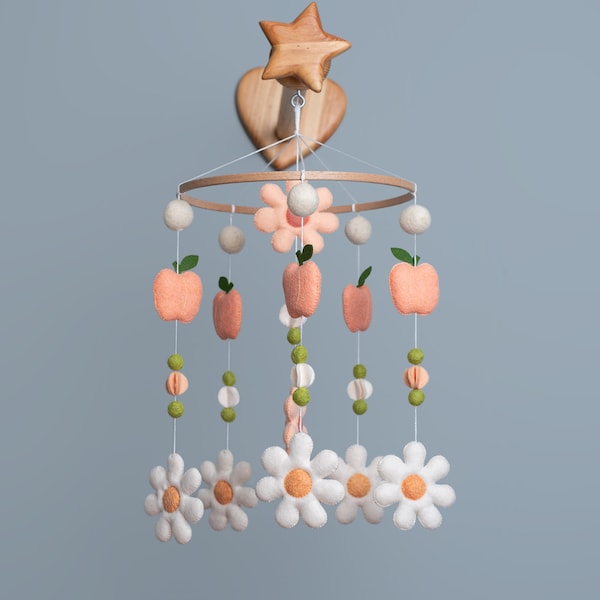 Felt Flower Mobile - Etsy