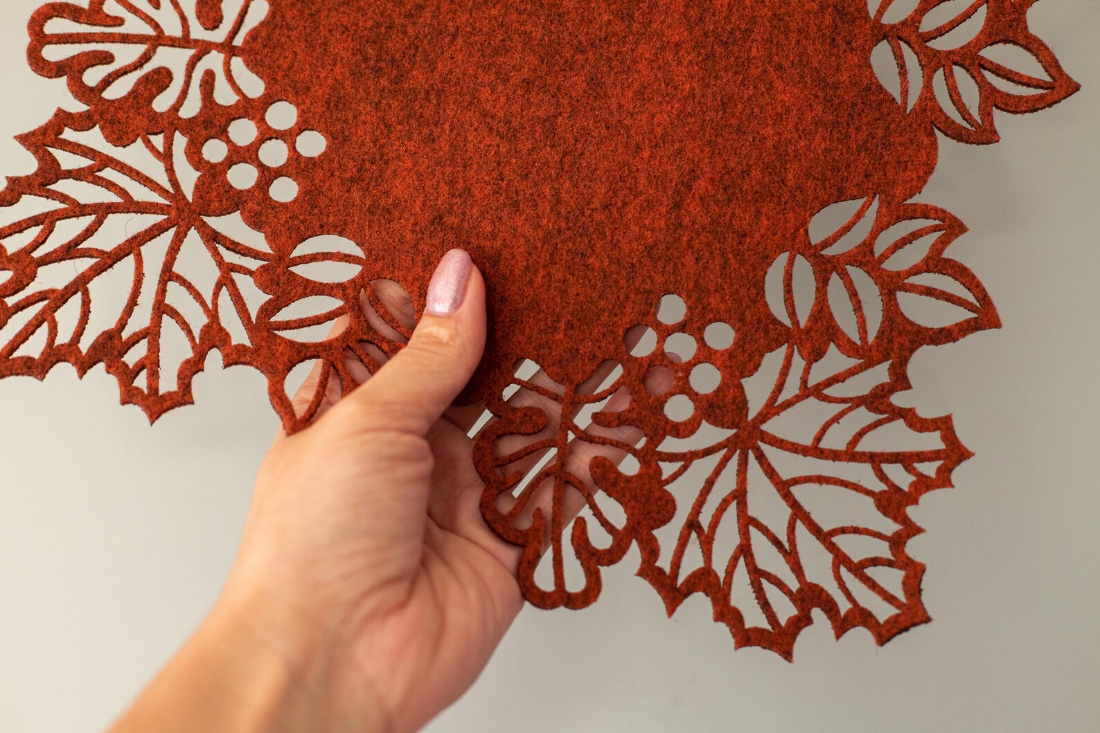 Felt Maple Leaf Coasters & Placemats: Fall Table Decor - Etsy