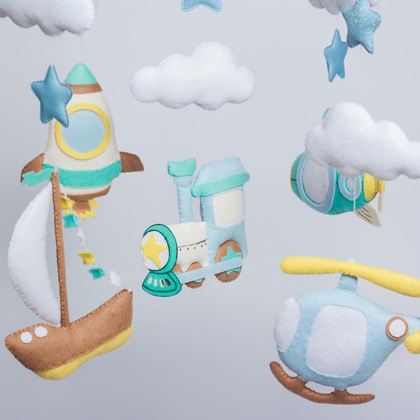 Train Baby Mobile - Etsy