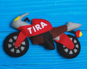 Motorcycle Stuffed Toy - Etsy
