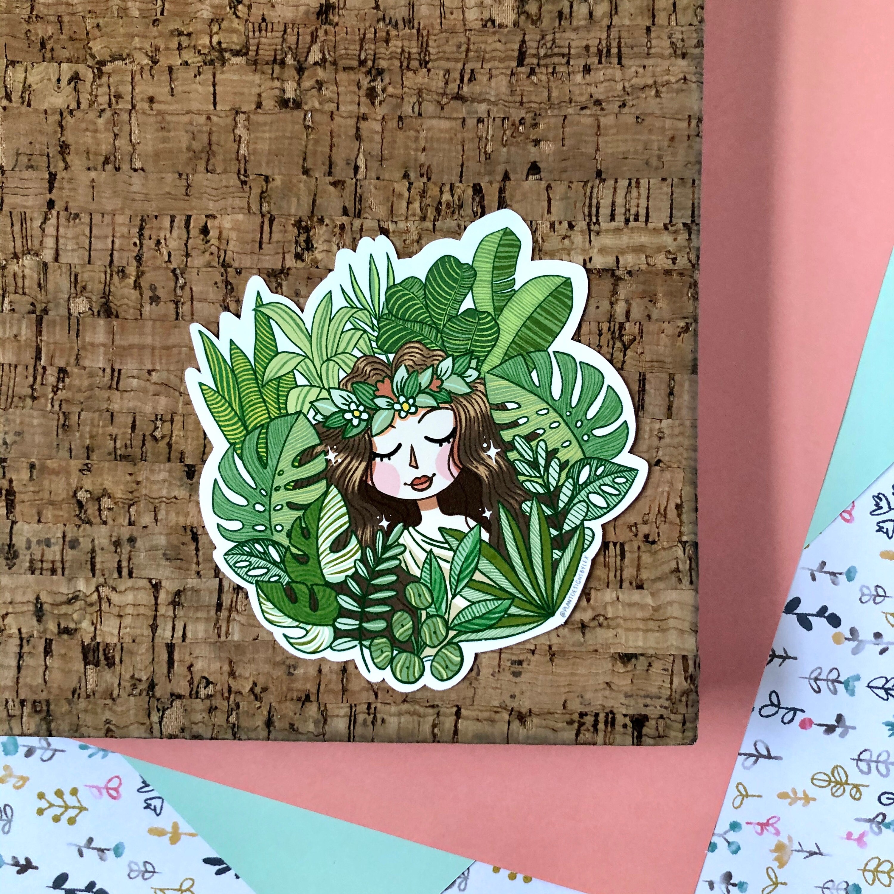 Plant Queen Sticker Crazy Plant Lady Sticker Houseplant - Etsy