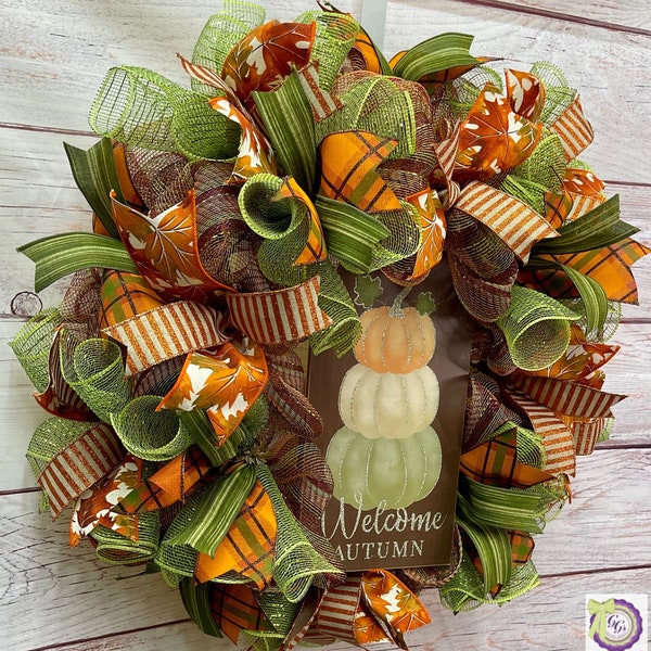 Fall Deco Mesh - Etsy