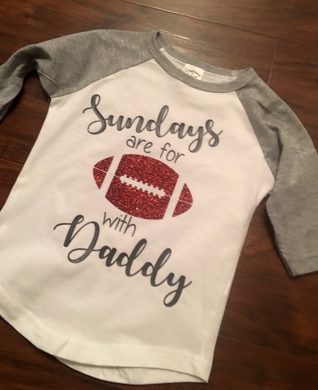 Girls Sunday Football Shirt | "sundays Are for Watching Football With ...