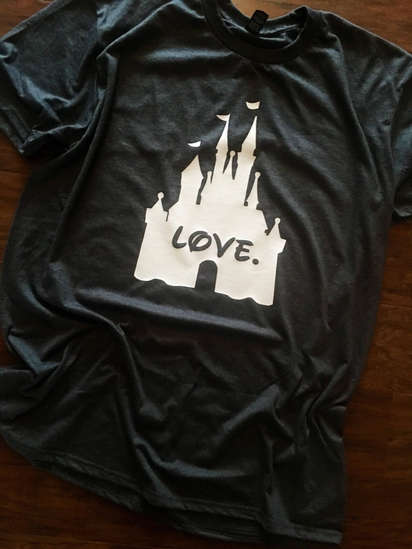 Castle T-shirt Disney Castle With love Soft - Etsy