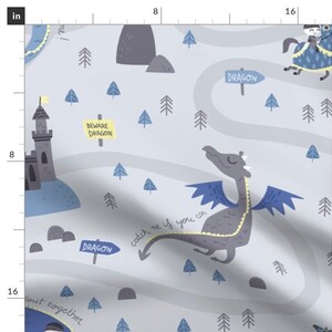 Castles and Dragons Crib Sheet: Brave Knight Crib Sheet, Baby Boy ...