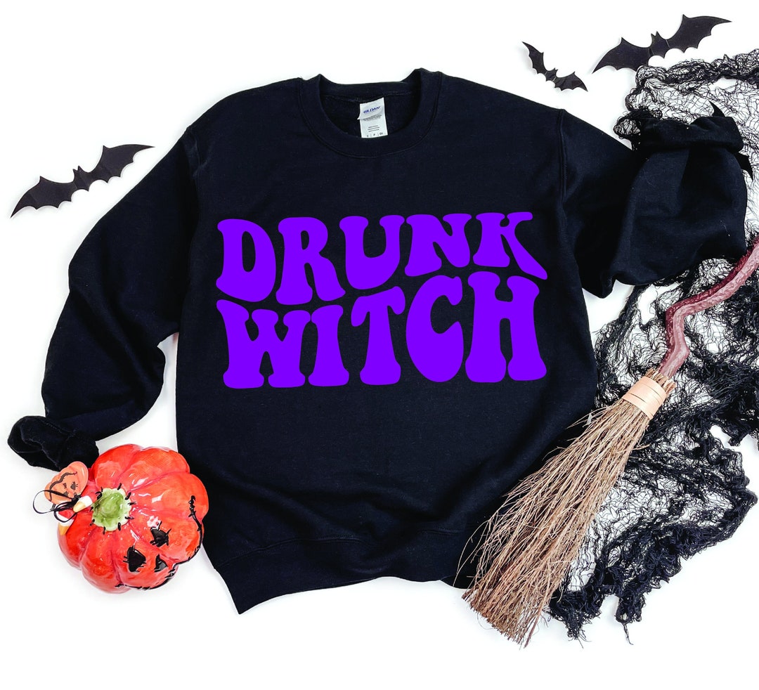 Drunk Witch Halloween Clipart, SVG PNG PDF (digital Download) - Etsy