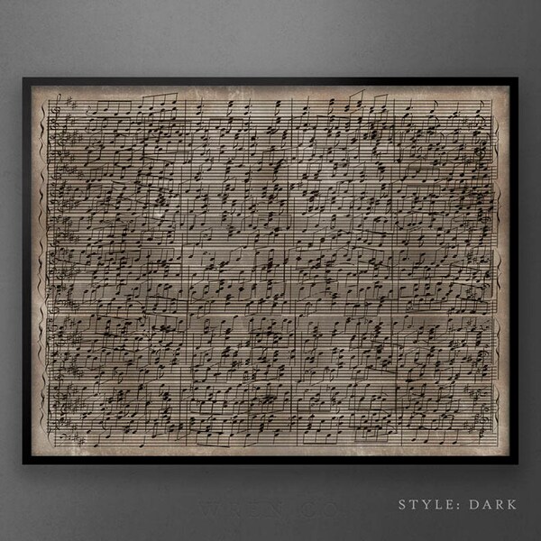 Sheet Music Art - Etsy