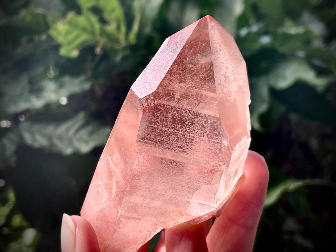 High Grade Pink Lemurian, Scarlet Temple Master Record Keeper Quartz ...